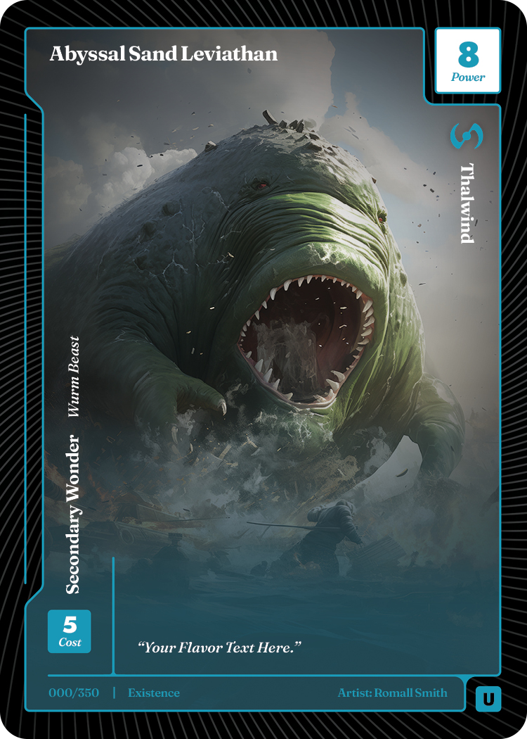 Abyssal-Sand-Leviathan- – Wonders of The First Collectible Card Game
