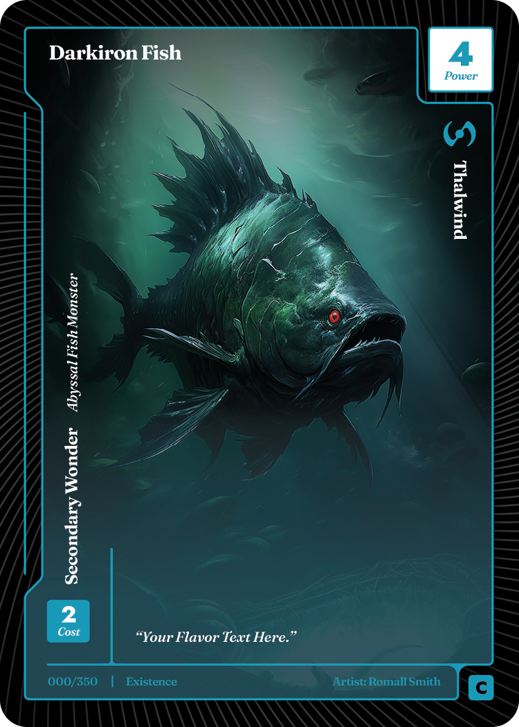 Darkiron-Fish – Wonders of The First Collectible Card Game